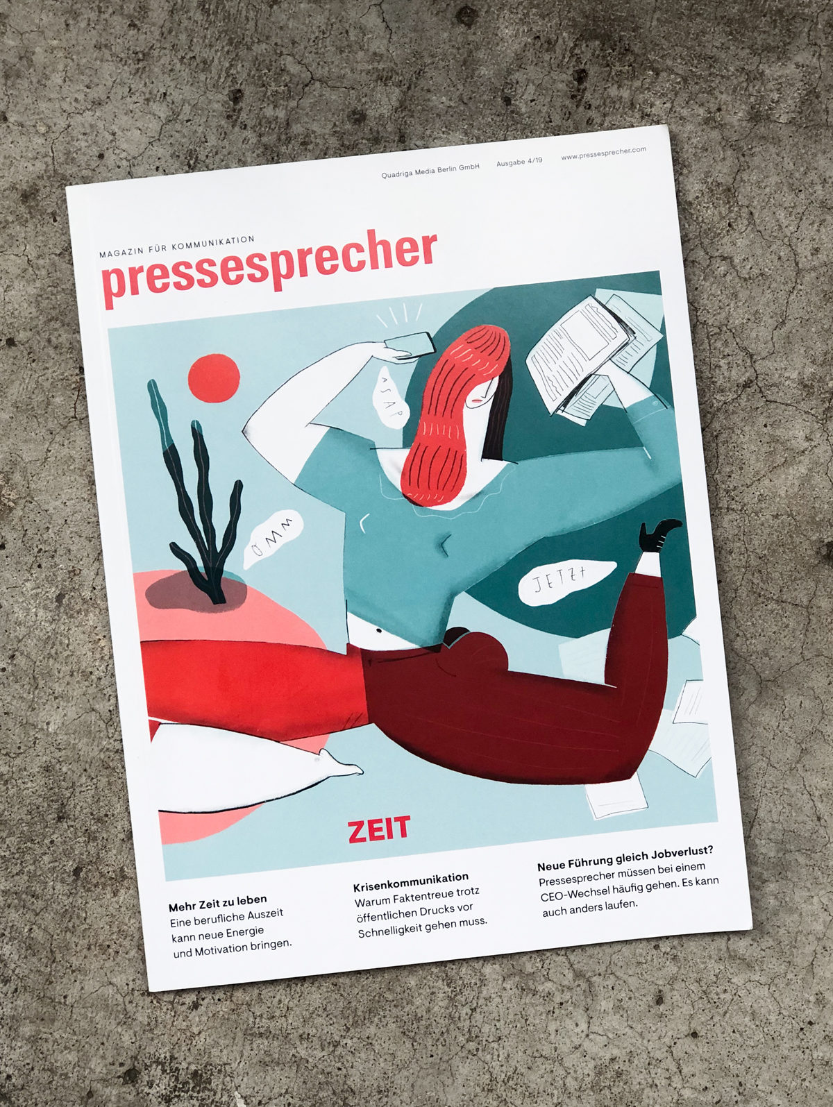 “ZEIT” – cover and series
